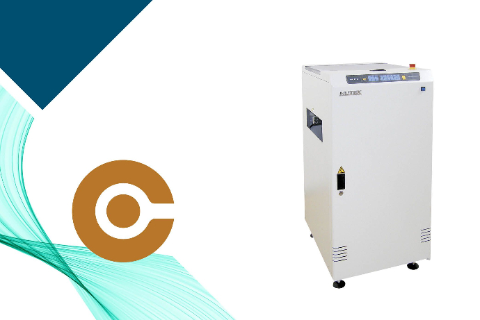 Nutek inverter conveyor board flipper | PCB flip conveyor | Nutek flip