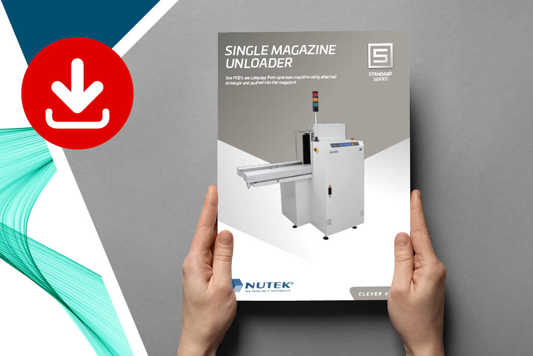 PCB unloader conveyor | Nutek unloader | Nutek single unloader UTM