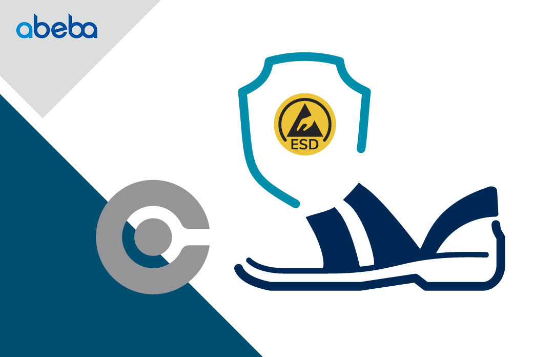 ESD safety shoes and ESD sandals from ABEBA