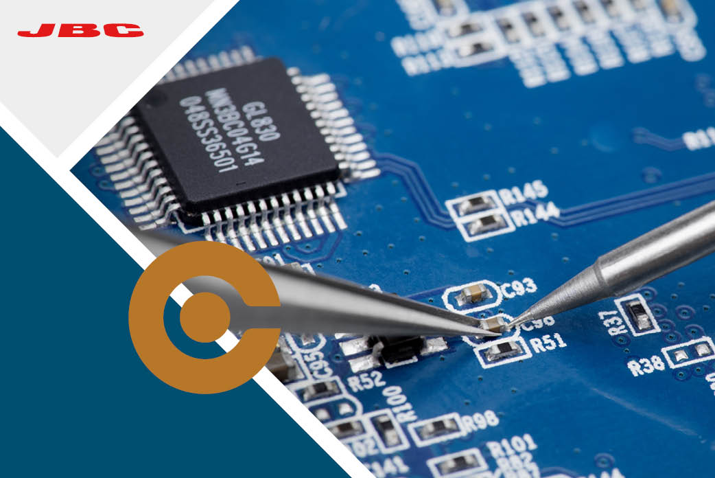 Hand soldering with jbc soldering systems using jbc soldering tips