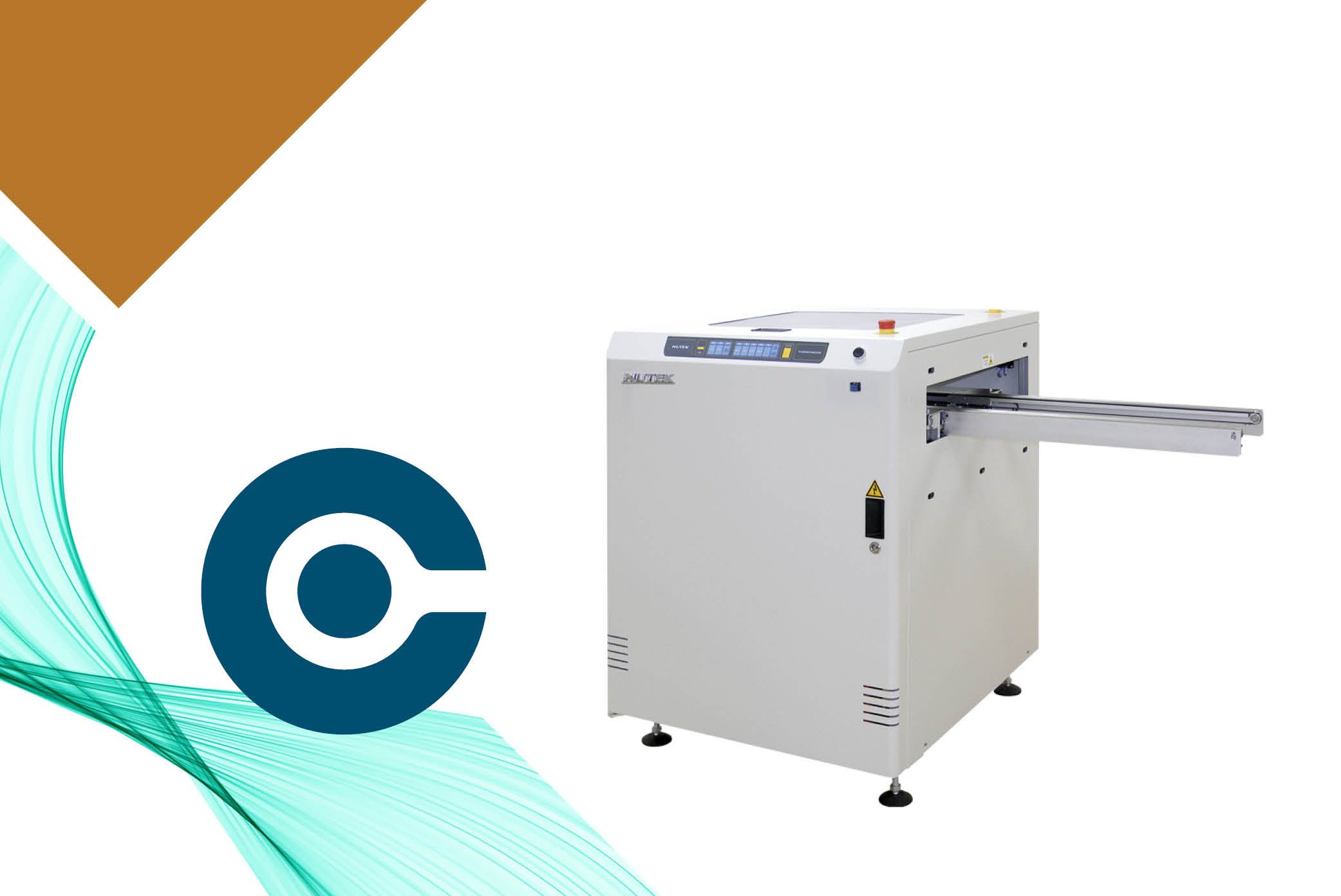 NUTEK PCB transport conveyors | PCB linking conveyor transporting PCB
